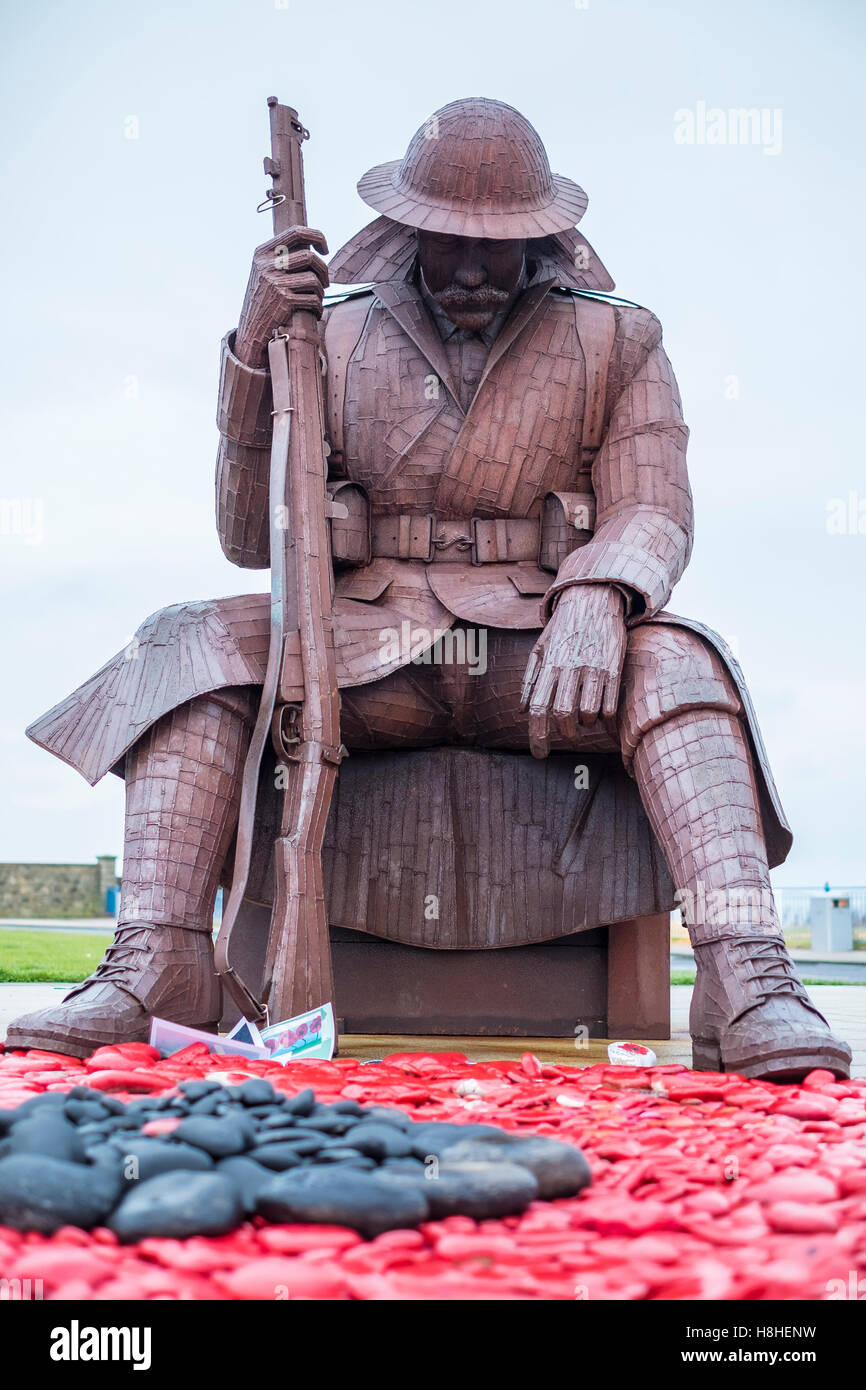 Tommy statue seaham hi-res stock photography and images - Alamy