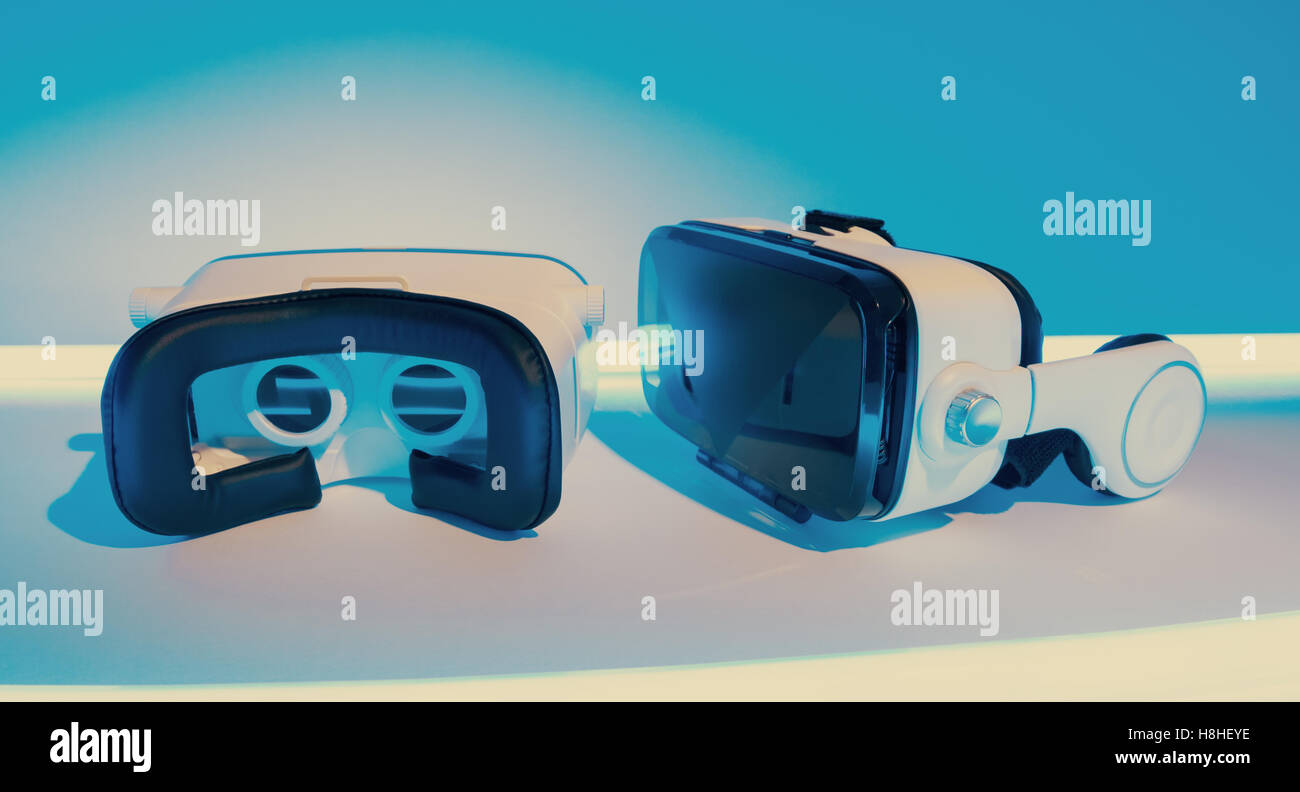 Virtual reality. Innovation virtual vr tech concept Stock Photo - Alamy