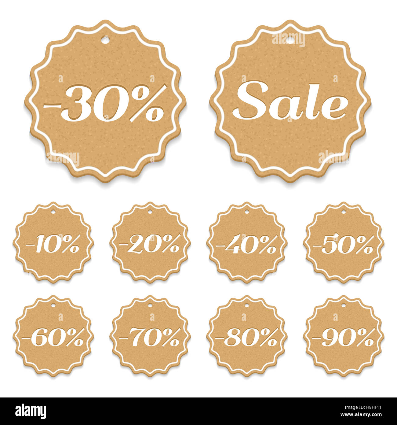 Price tags with discounts Stock Photo - Alamy