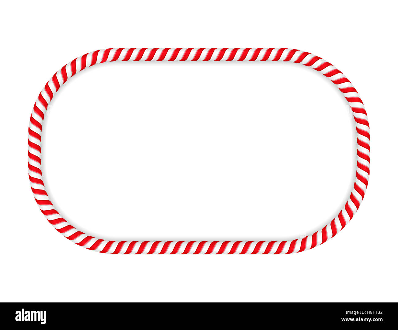 Frame made of candy cane Stock Photo - Alamy