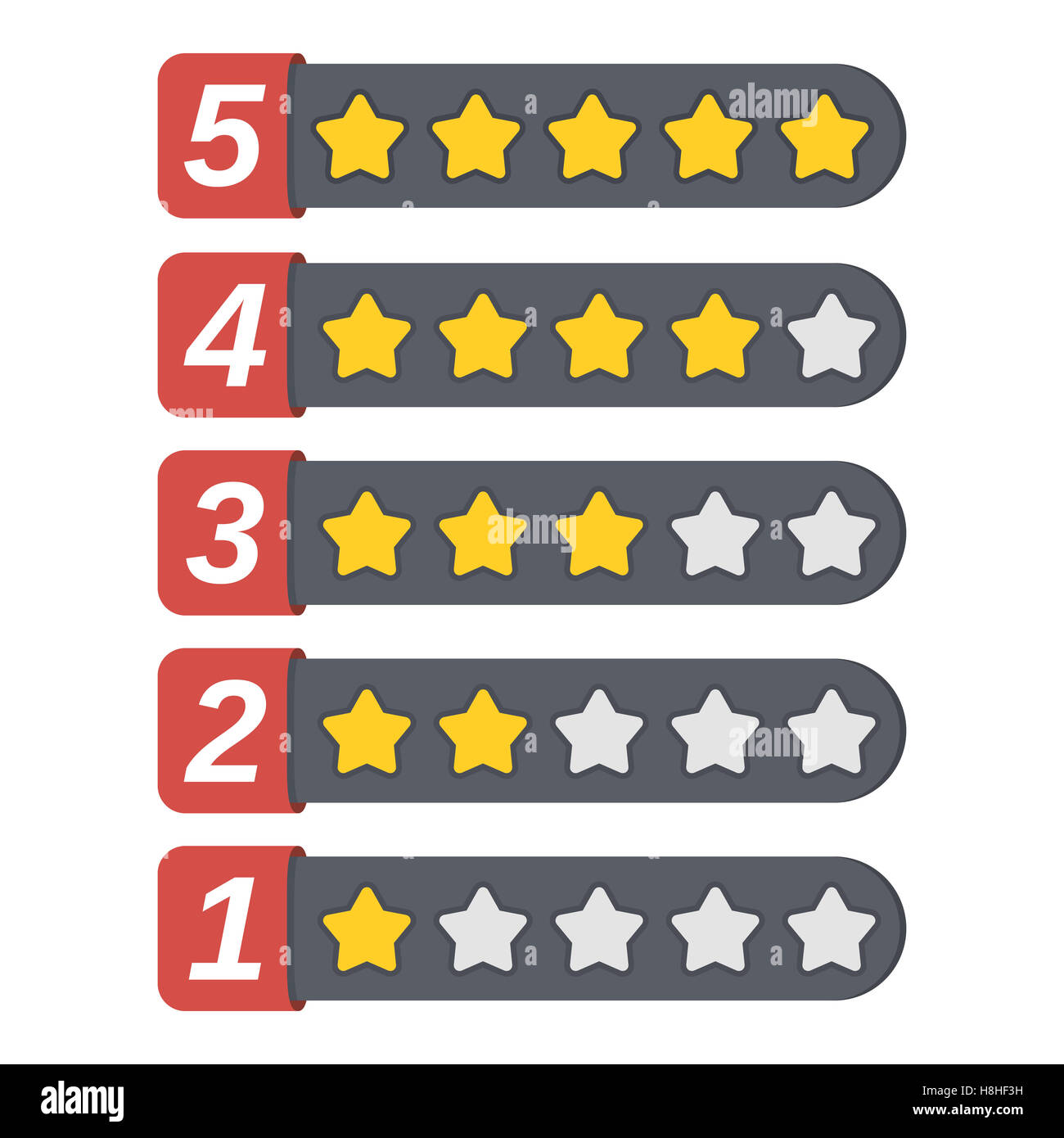 Number the stars Cut Out Stock Images & Pictures - Alamy