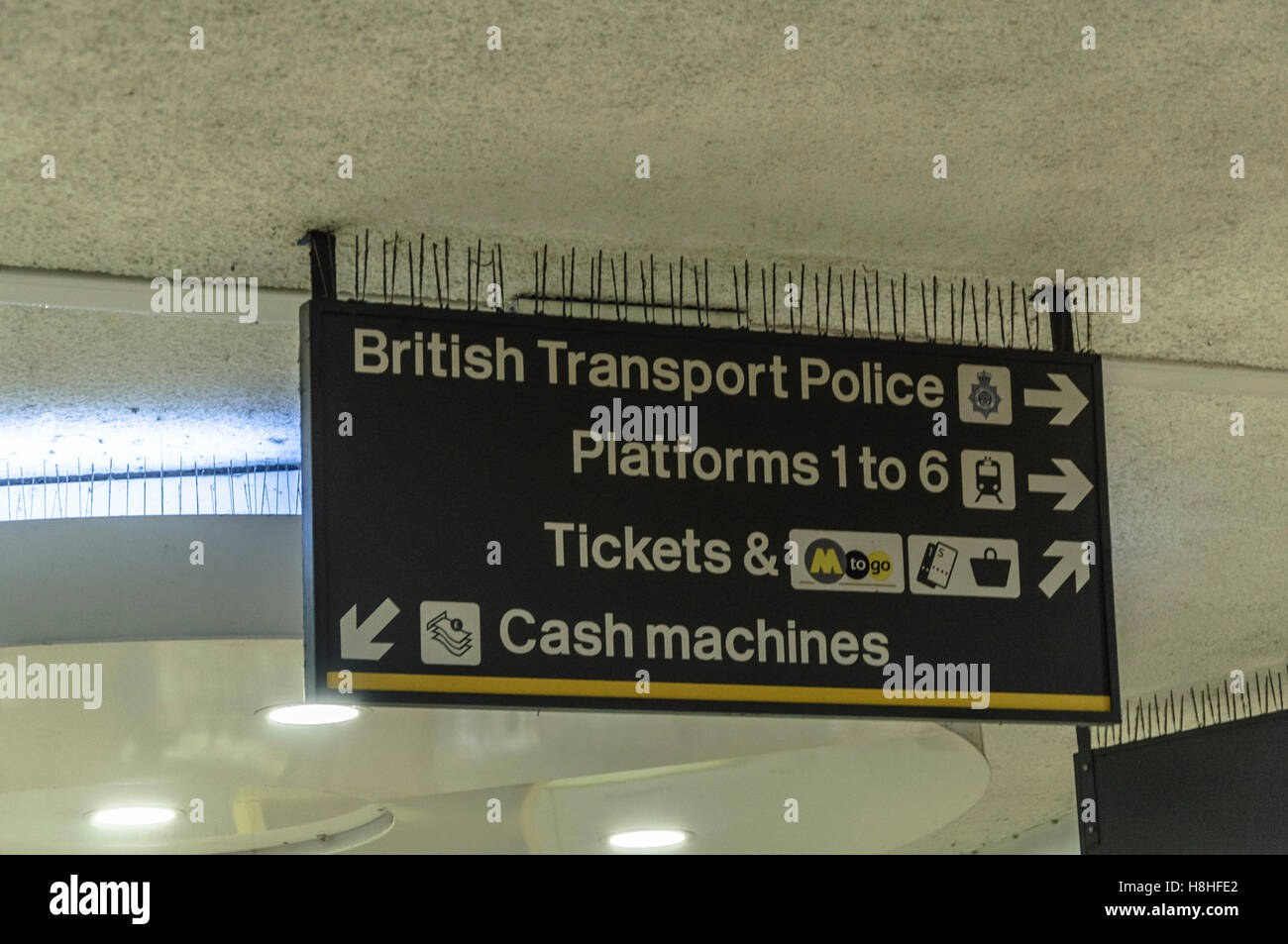 Platform sign station cash machine sign hi-res stock photography and ...
