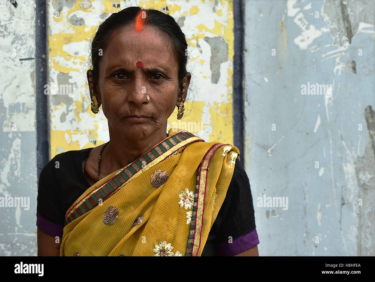 A mixture of industrious people on the streets of Lucknow, India Stock ...