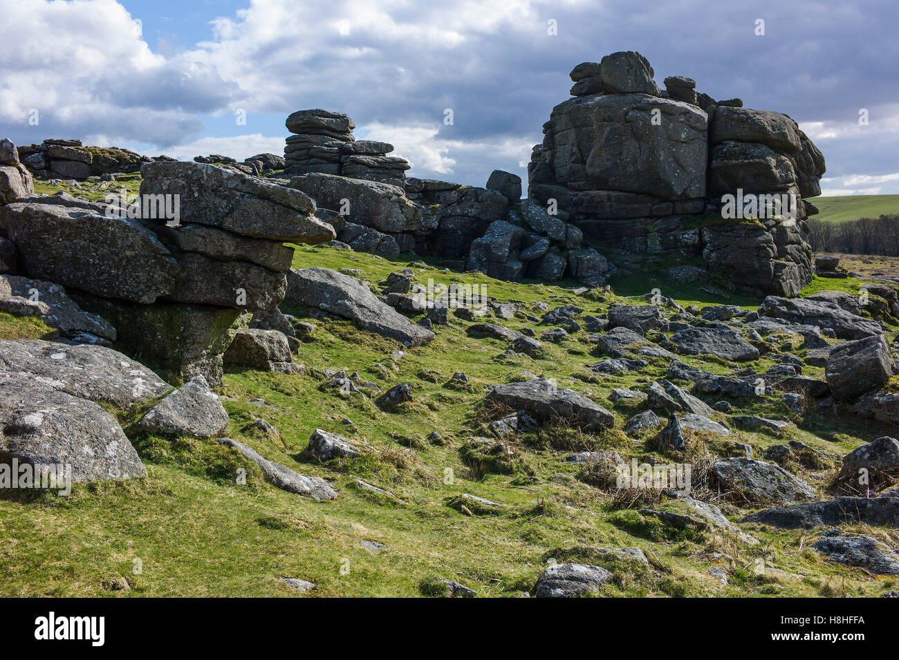 Hound tor rock formations hi-res stock photography and images - Alamy