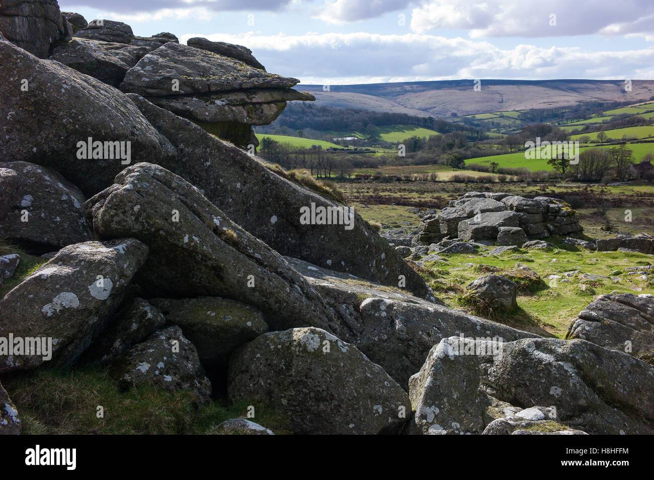 Hound tor rock formations hi-res stock photography and images - Alamy