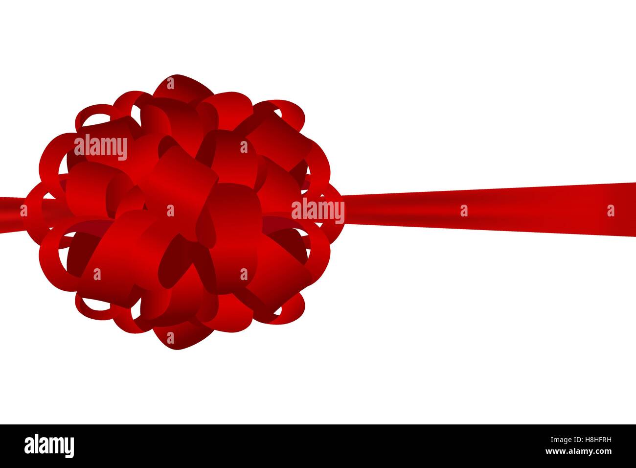 Knot in red white Stock Vector Images - Alamy