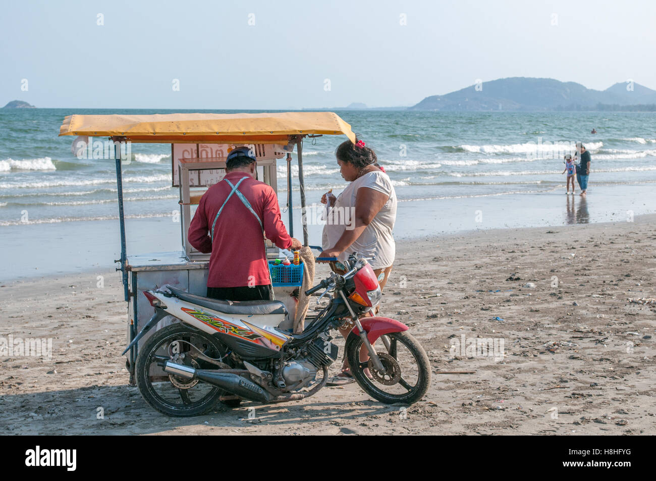 Everyday life of Thai people in Hua Hin Thailand Stock Photo - Alamy