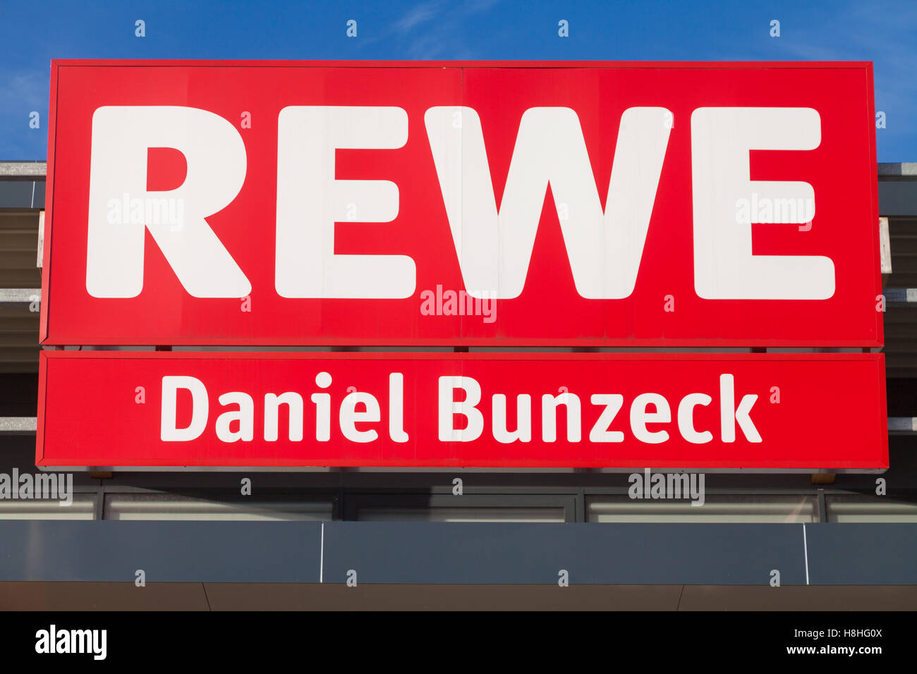 BURG / GERMANY - NOVEMBER 13, 2016: subsidiary from german supermarket ...