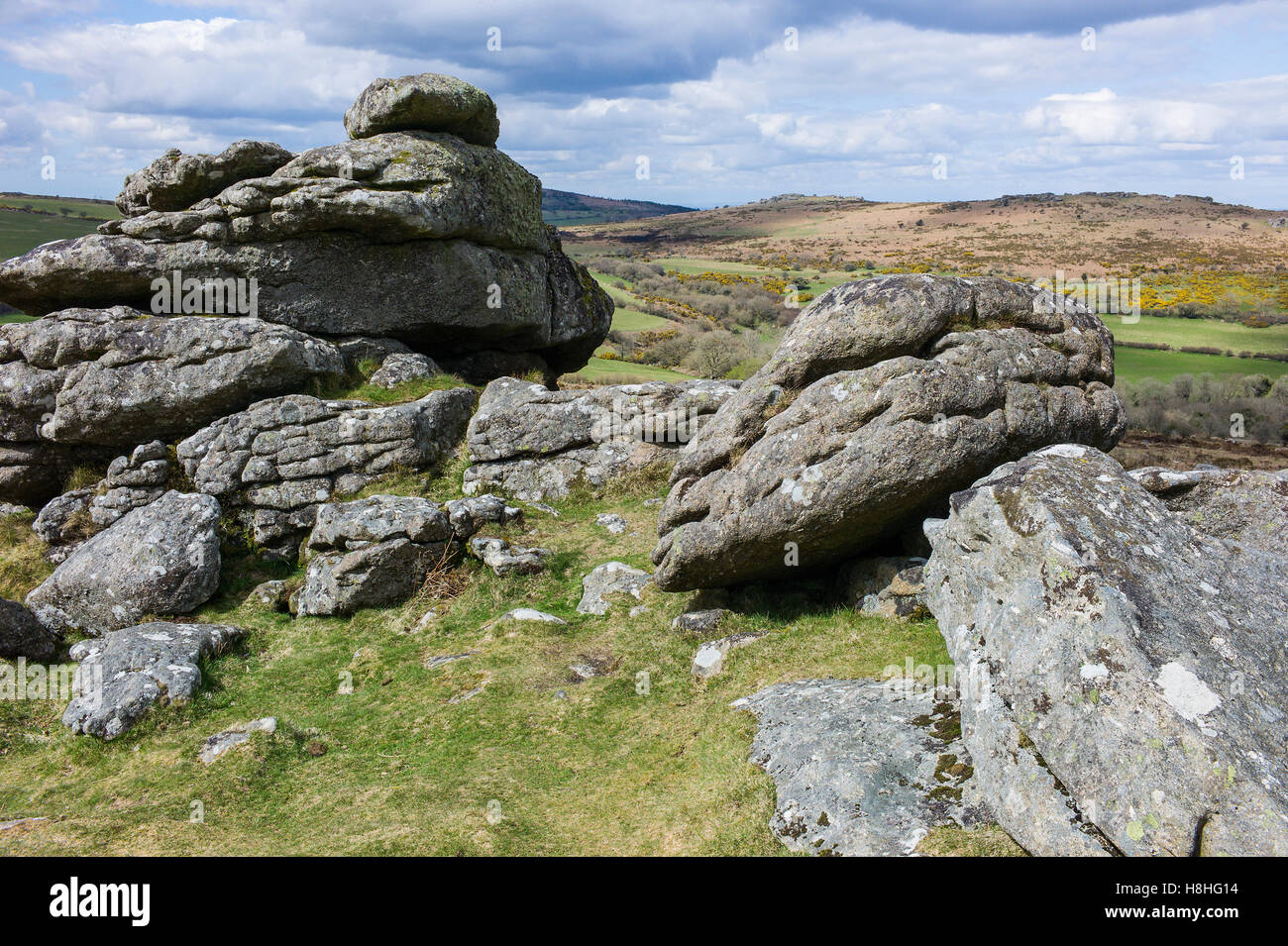 Tor tors granite rocky outcrop hi-res stock photography and images - Alamy