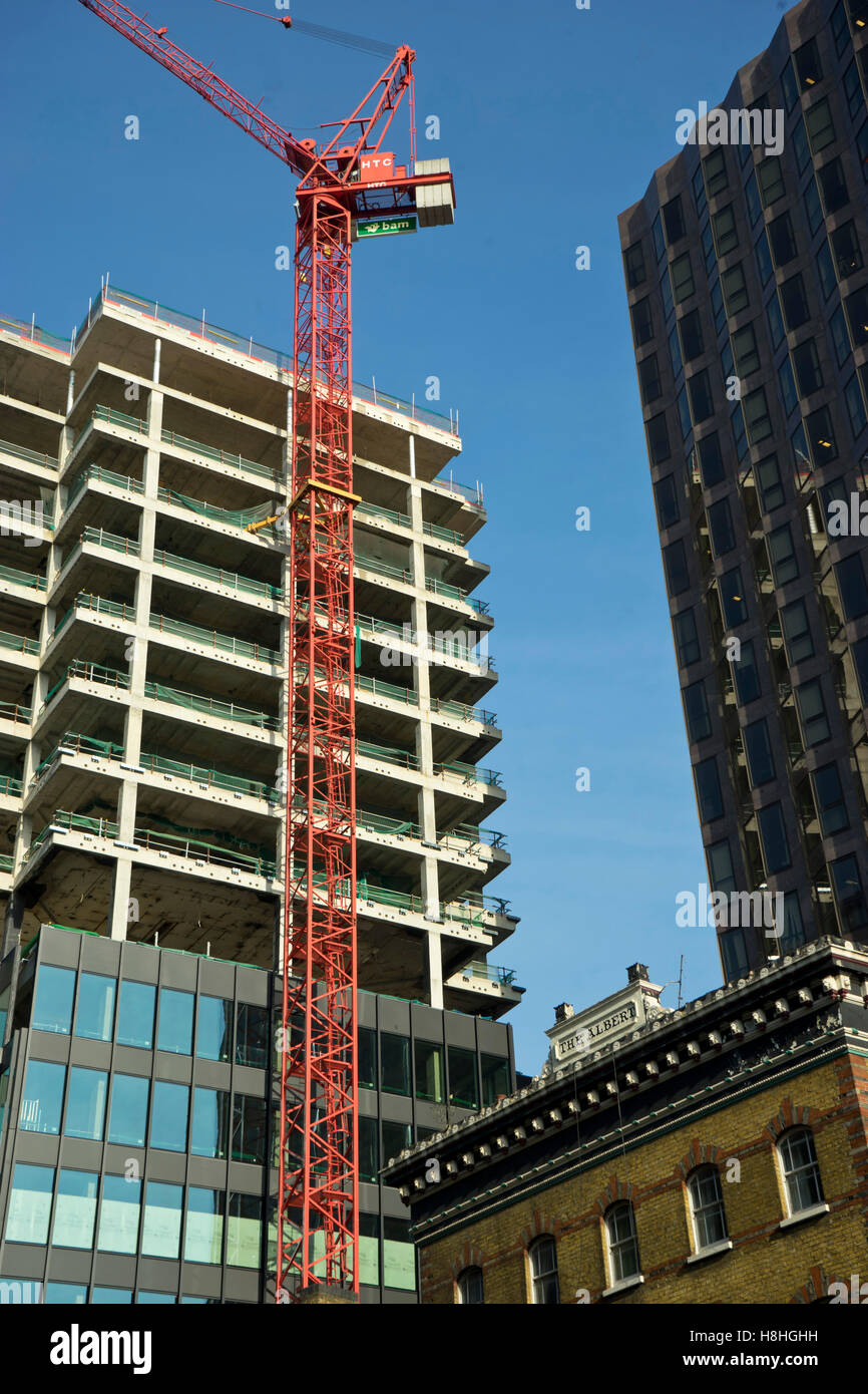 New office buildings under construction near Victoria station.London.UK ...