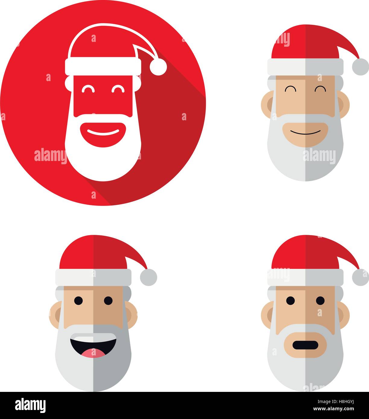 icon of Santa Claus Stock Vector Image & Art - Alamy