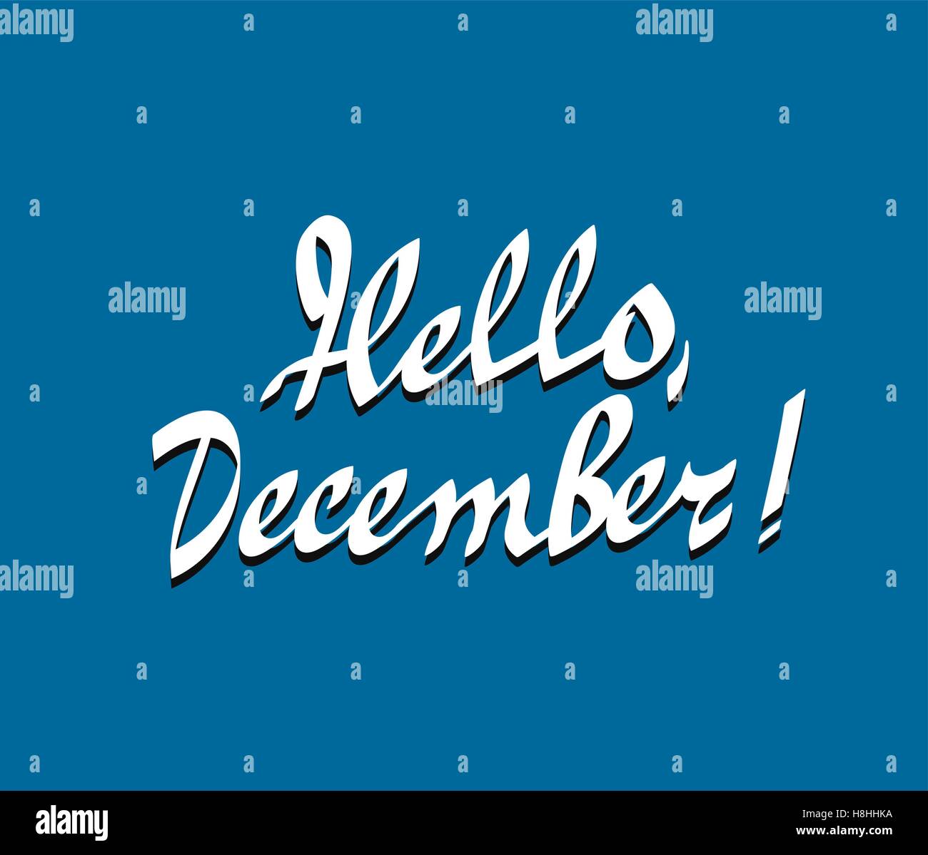 Hello december hi-res stock photography and images - Alamy