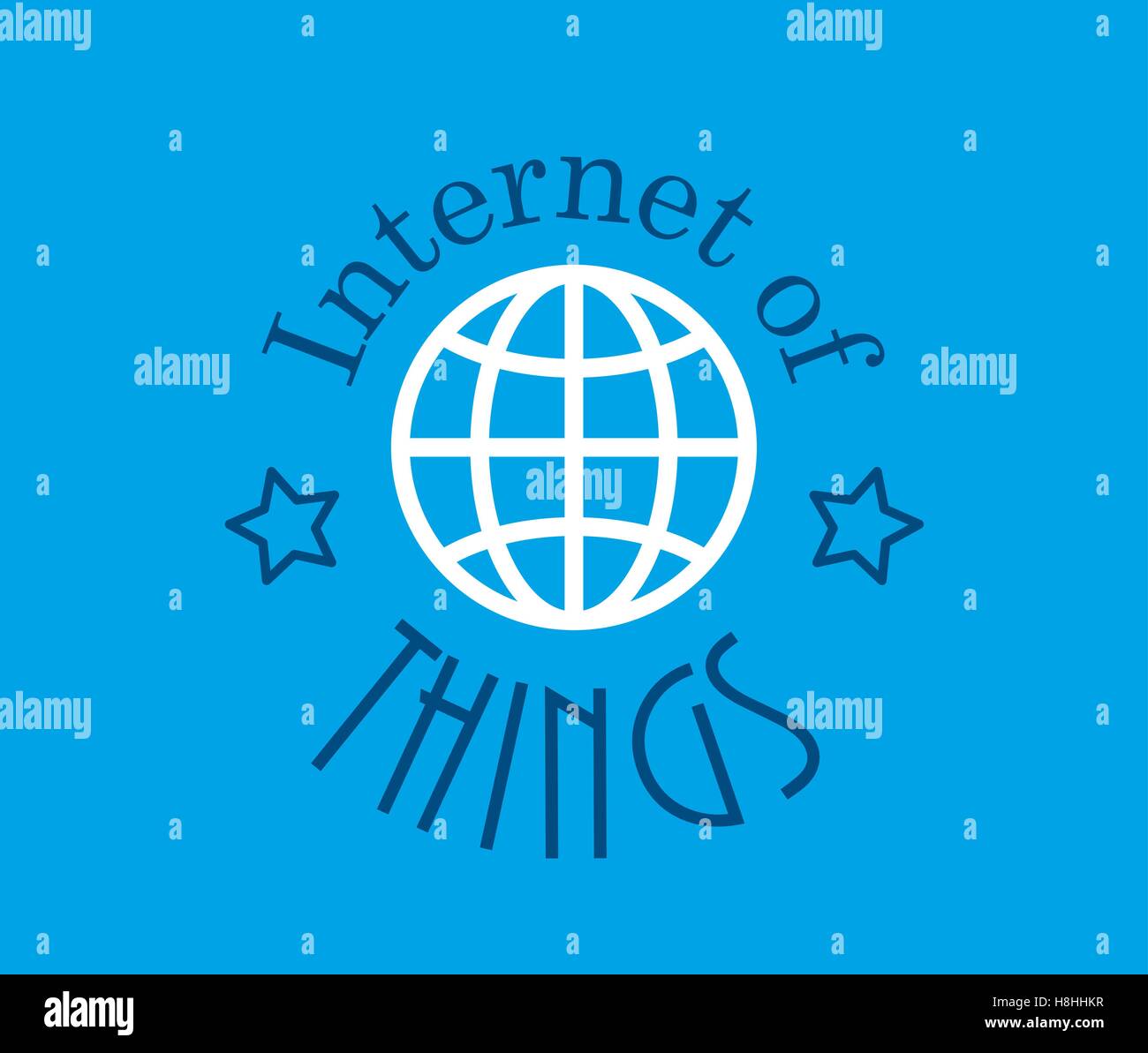 Internet of things. Technology vector illustration. IoT modern global ...