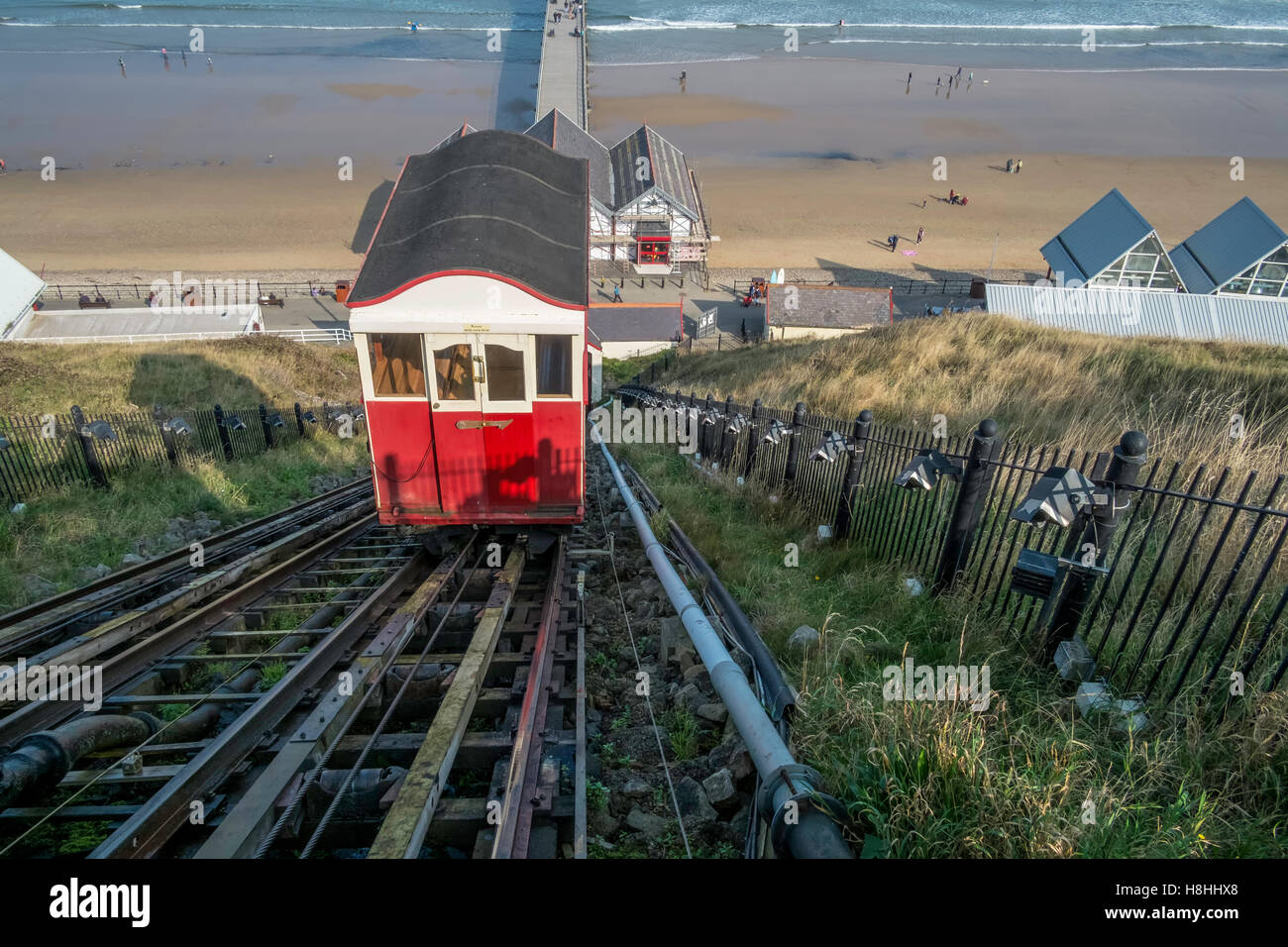 Saltburn-by-the-Sea is a seaside resort in North Yorkshire, England ...