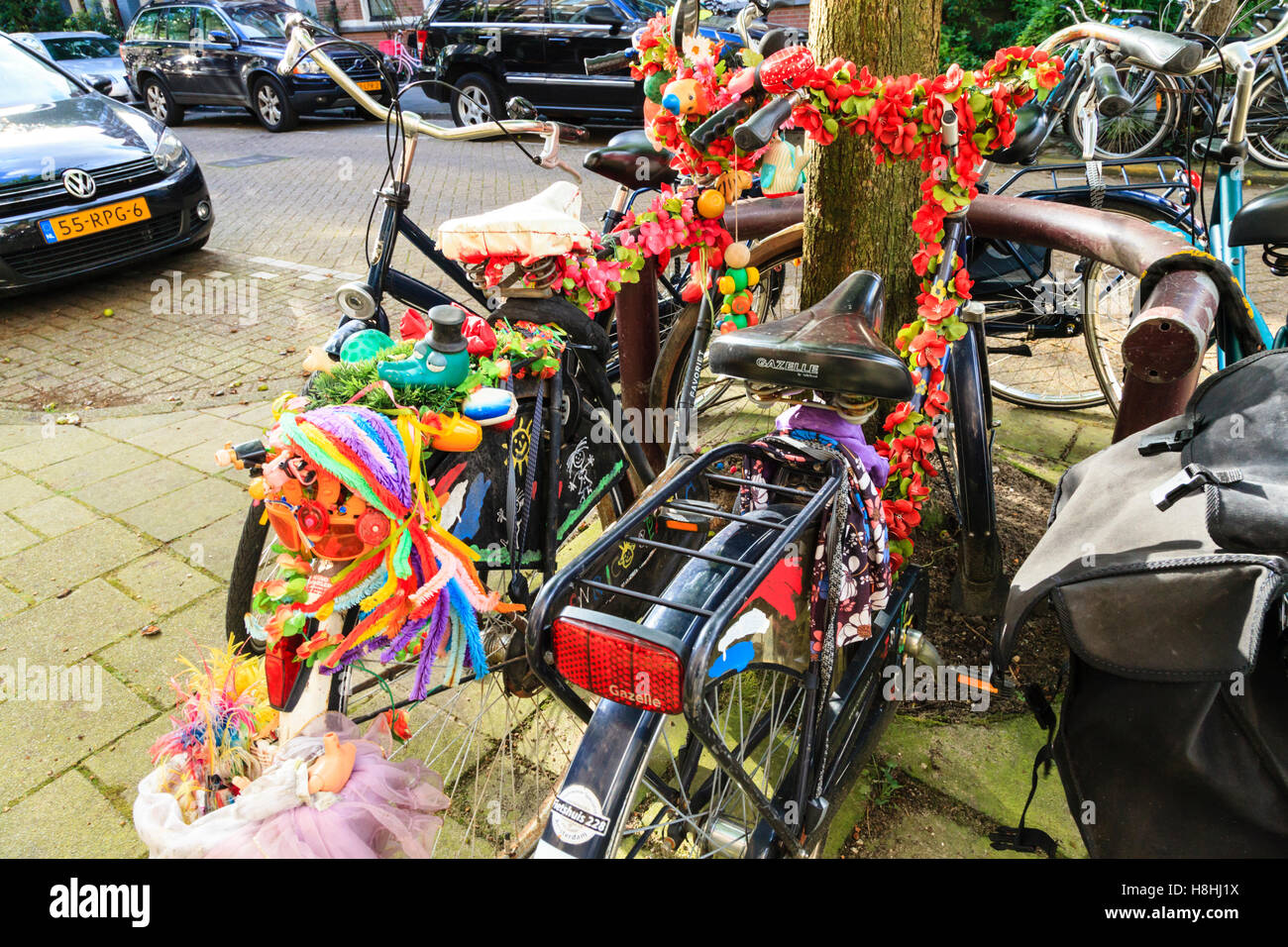 Decorated bike hi-res stock photography and images - Alamy