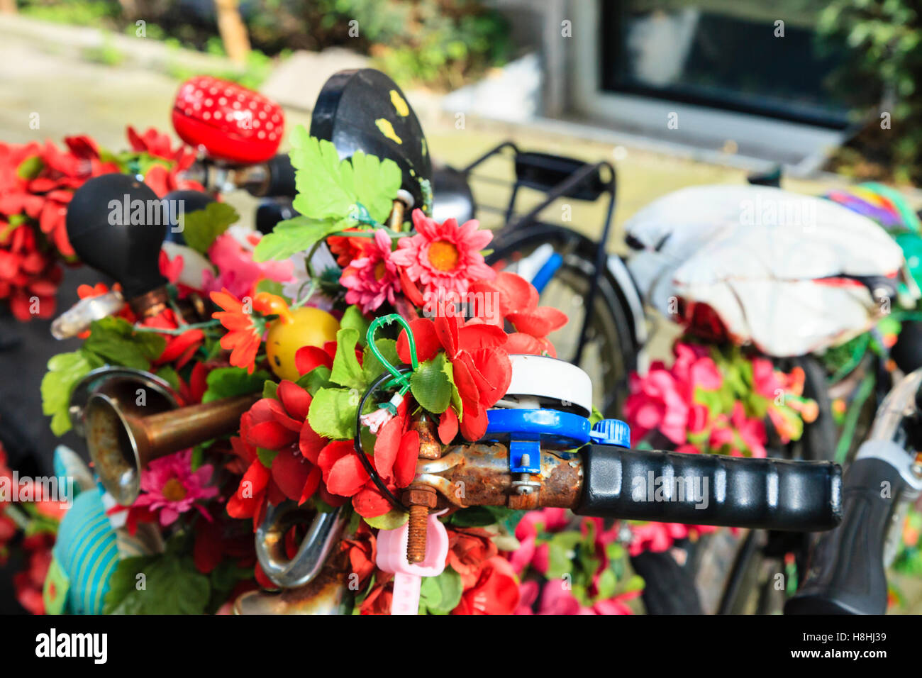 Decorated bike hi-res stock photography and images - Alamy