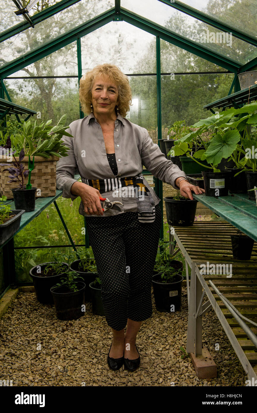 Judith Hann former TV presenter pictured in garden of her home in ...