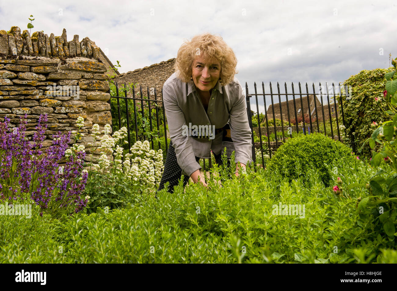 Judith Hann former TV presenter pictured in garden of her home in ...