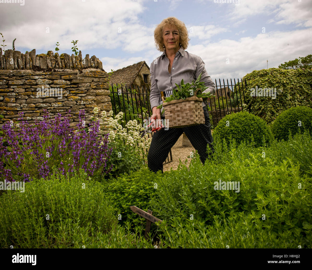 Judith Hann former TV presenter pictured in garden of her home in ...