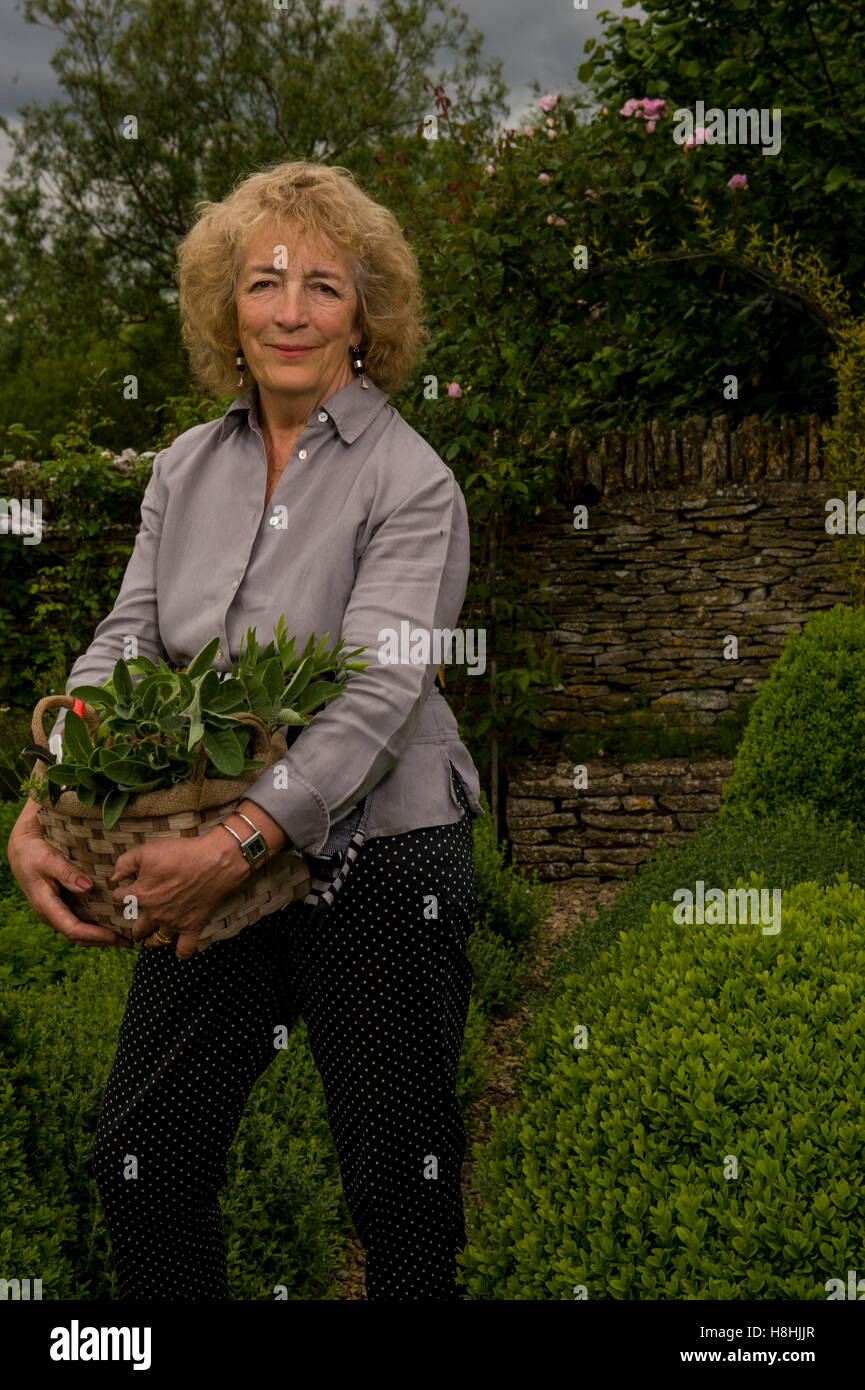 Judith Hann former TV presenter pictured in garden of her home in ...