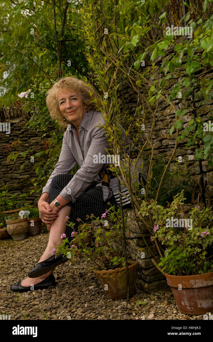 Judith Hann former TV presenter pictured in garden of her home in ...