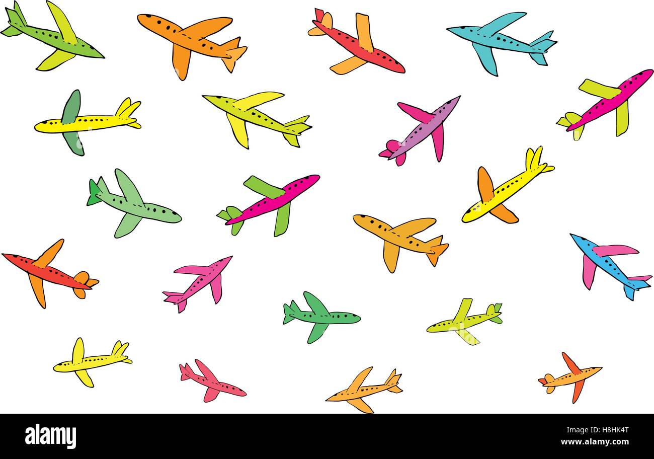 Airplan vector vectors hi-res stock photography and images - Alamy