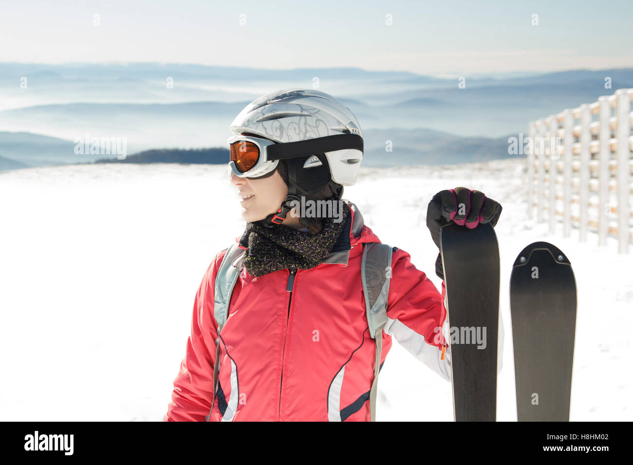 Skier view hi-res stock photography and images - Alamy