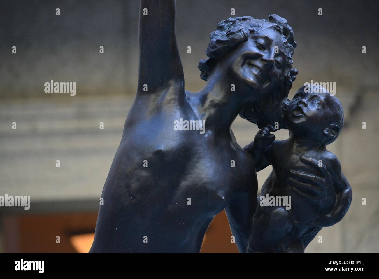 The iconic Frederick MacMonnies' Bacchante and Infant Faun statue and ...