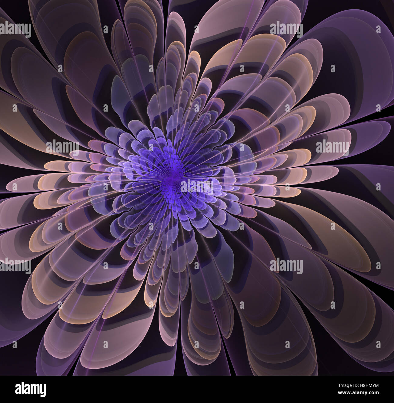 abstract fractal flower computer generated image Stock Photo - Alamy