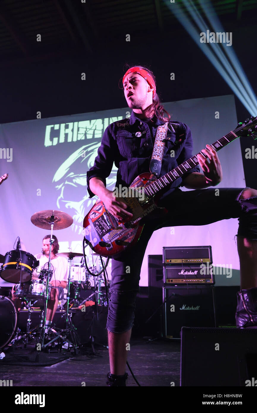 Bristol based Punk Rock Band Criminal Mind performed at Swindon Meca ...