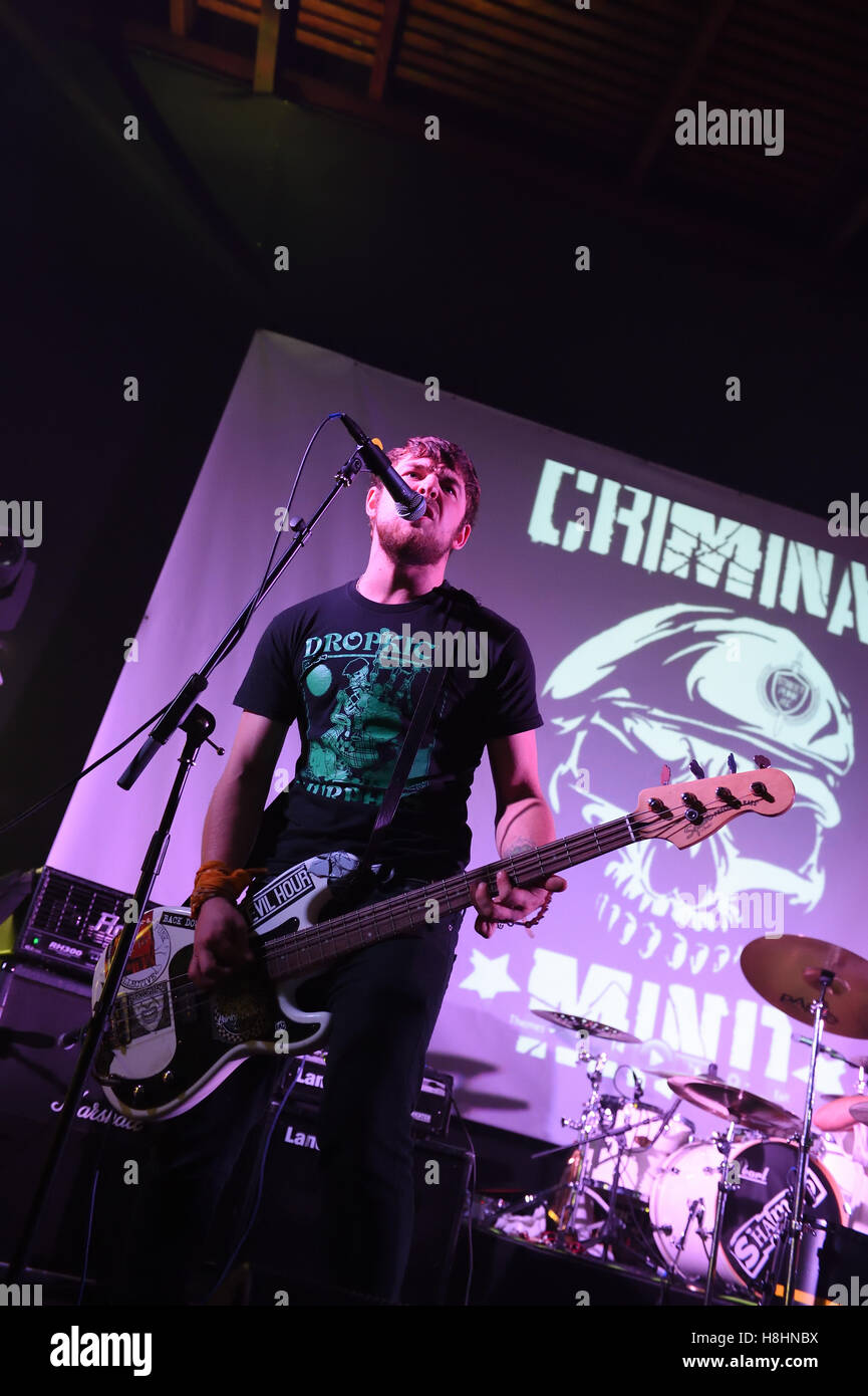 Bristol based Punk Rock Band Criminal Mind performed at Swindon Meca ...
