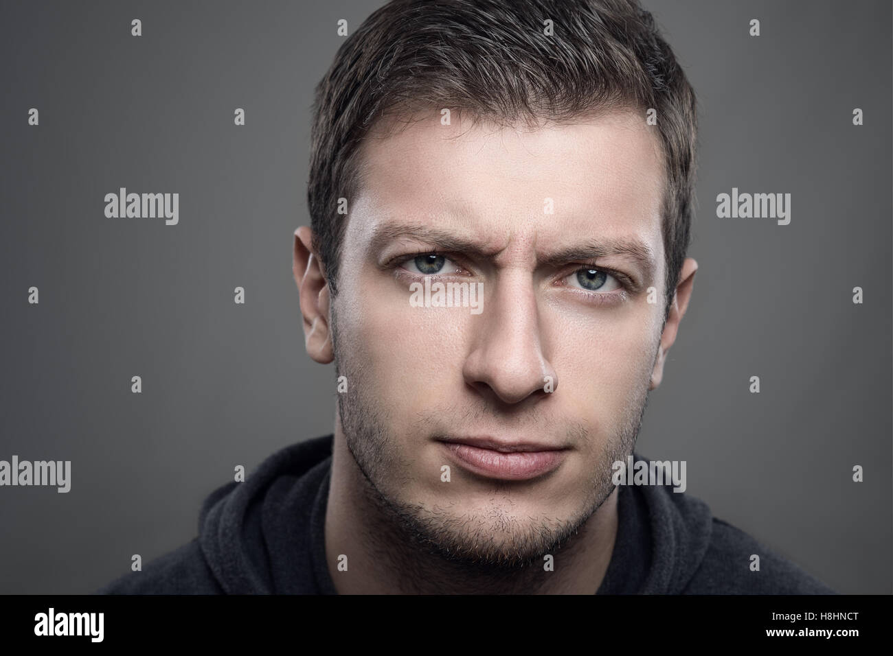 Young adult closeup unshaved unshaven hi-res stock photography and ...