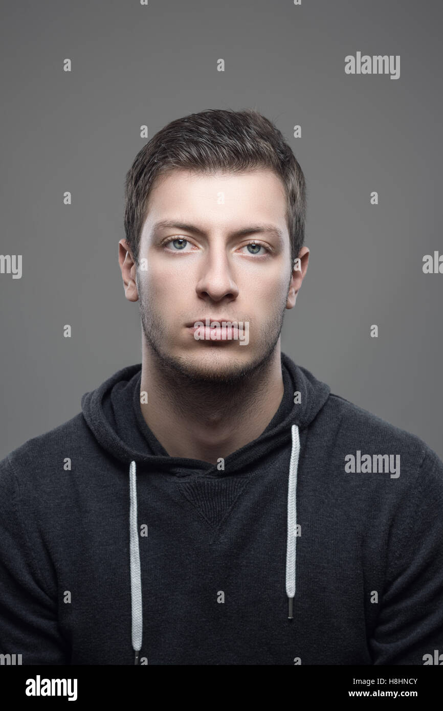 Gritty desaturated high contrast portrait hi-res stock photography and ...