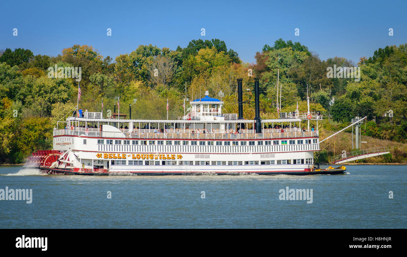 Louisville, Kentucky, USA - Oct. 30, 2016: The Belle of Louisville is ...