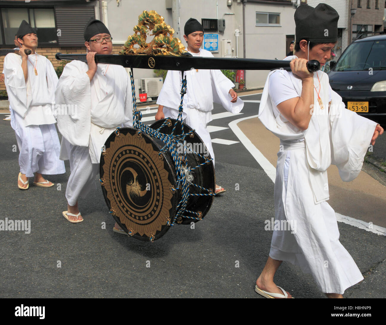 Japan, Kyoto, Zuiki festival, procession, people Stock Photo - Alamy