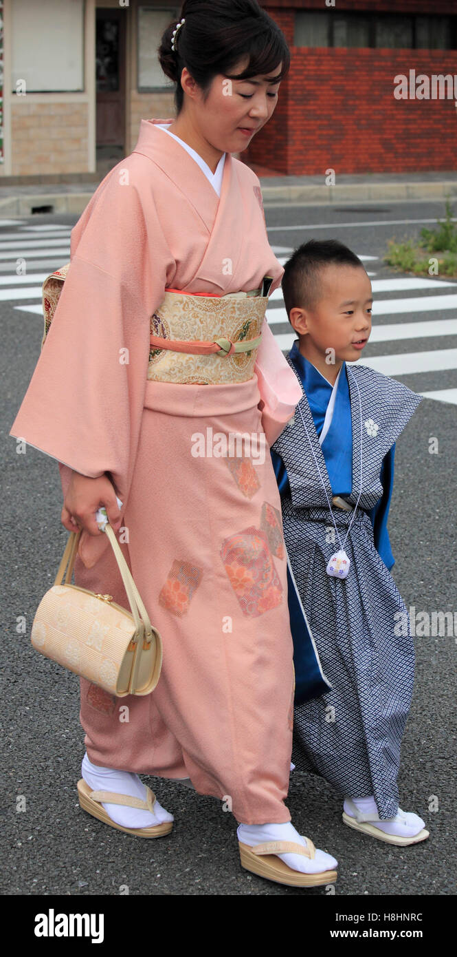 Japan, Kyoto, Zuiki festival, procession, people, children Stock Photo ...