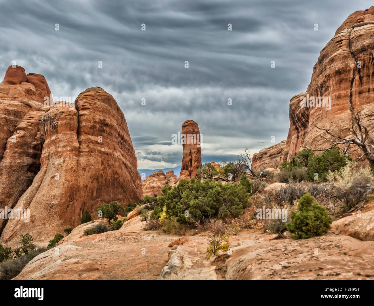 Arches National Monument Devils Garden, Utah USA Stock Photo - Alamy