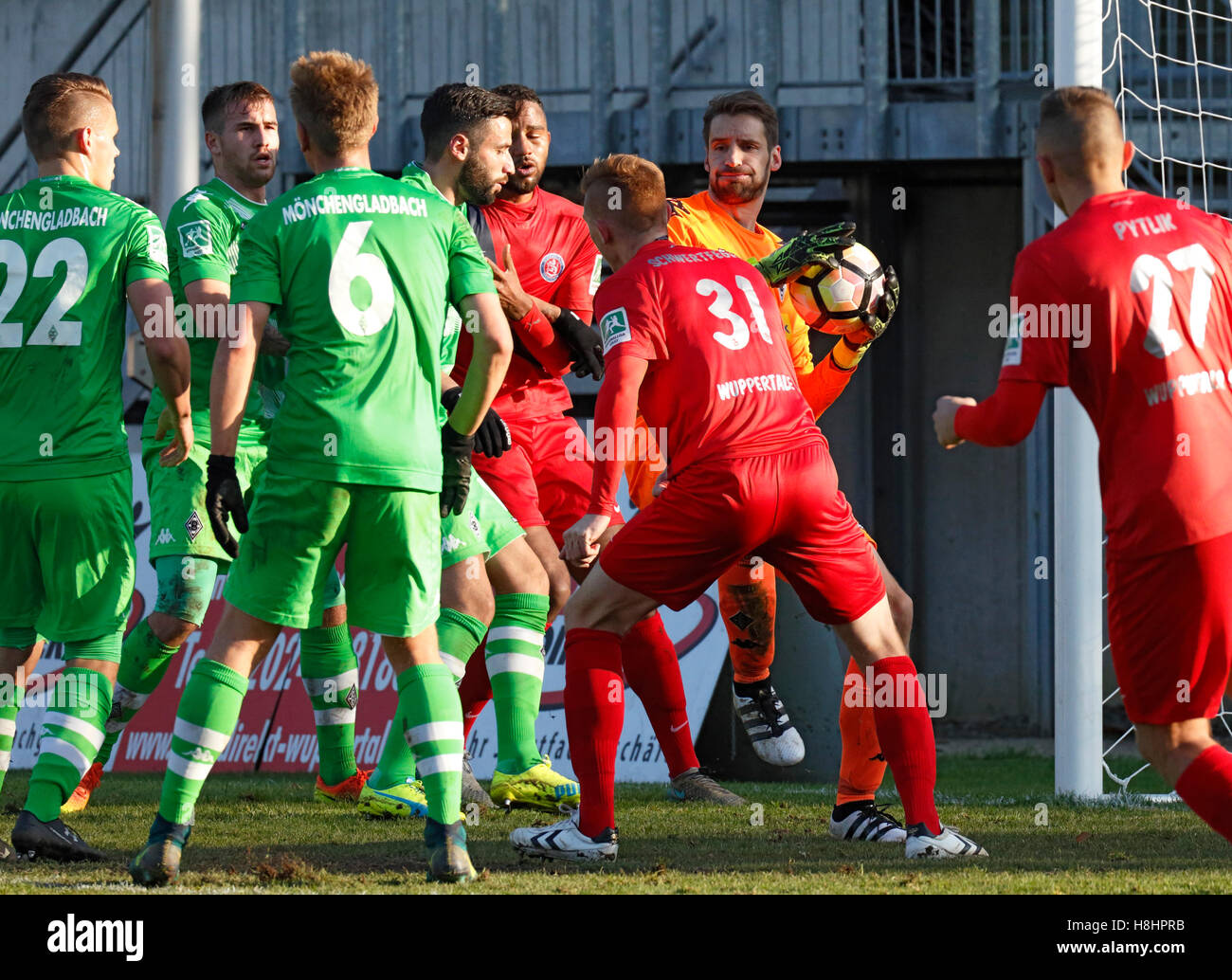 sports, football, Regional League West, 2016/2017, Wuppertaler SV vs ...