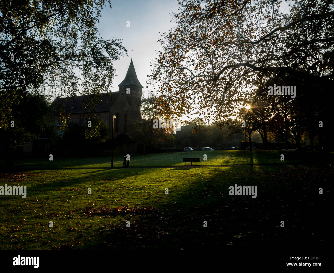 Battersea old church hi-res stock photography and images - Alamy