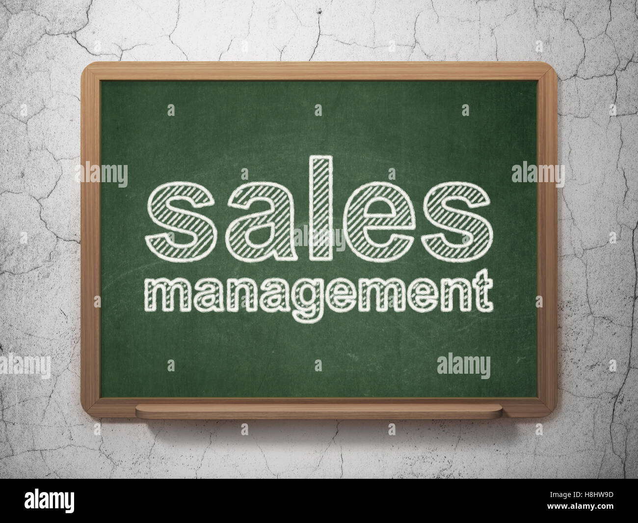 Marketing concept: Sales Management on chalkboard background Stock ...