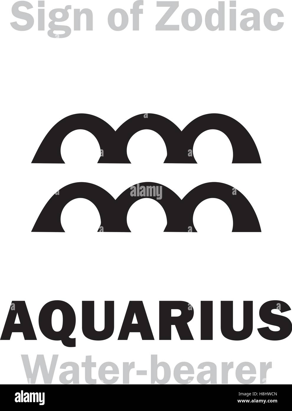Aquarius Stock Vector Images - Alamy