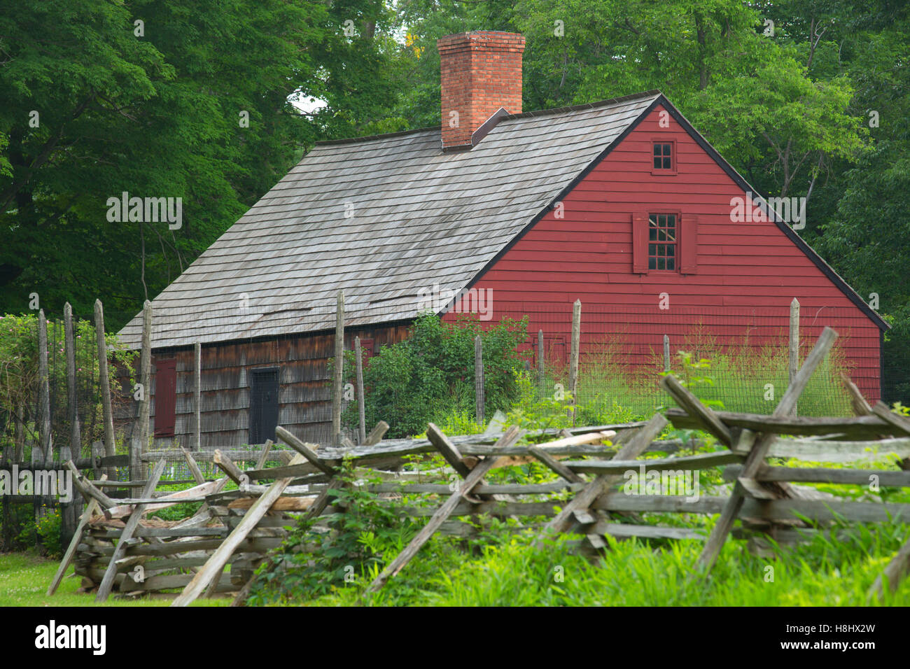 Wick House, Morristown National Historical Park, New Jersey Stock Photo ...