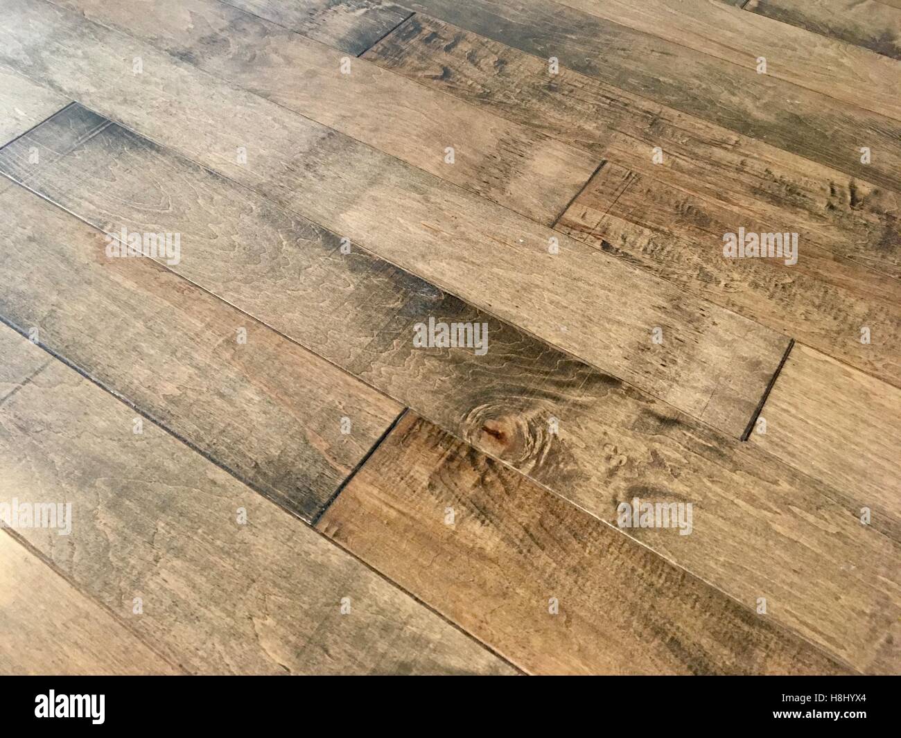 Beautiful hardwood floor in modern home Stock Photo - Alamy
