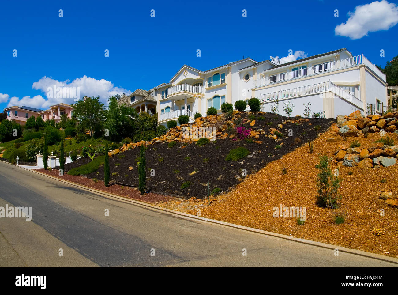 Beautiful old row houses hi-res stock photography and images - Alamy