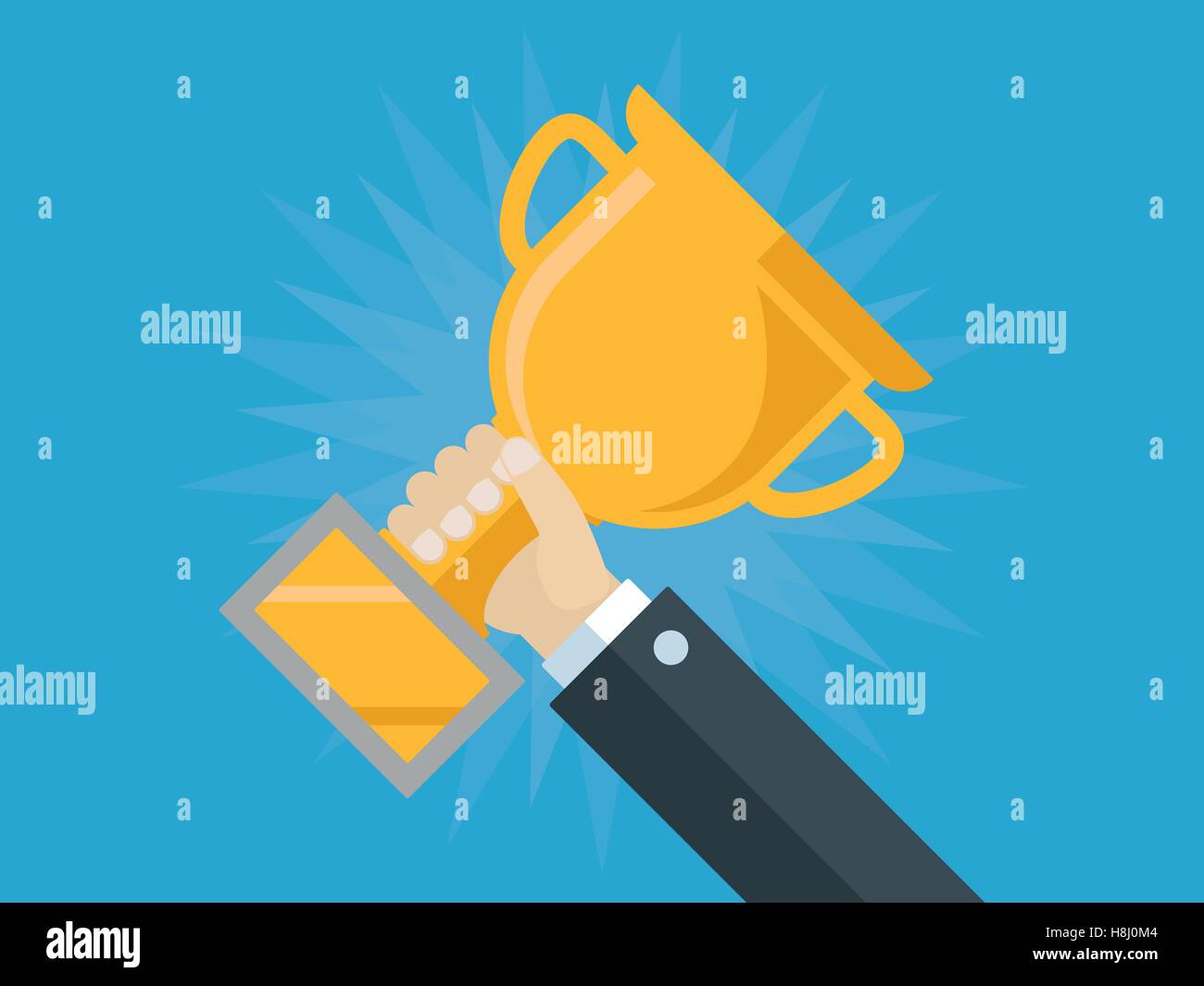 Winner businessman design vector Stock Vector Images - Alamy