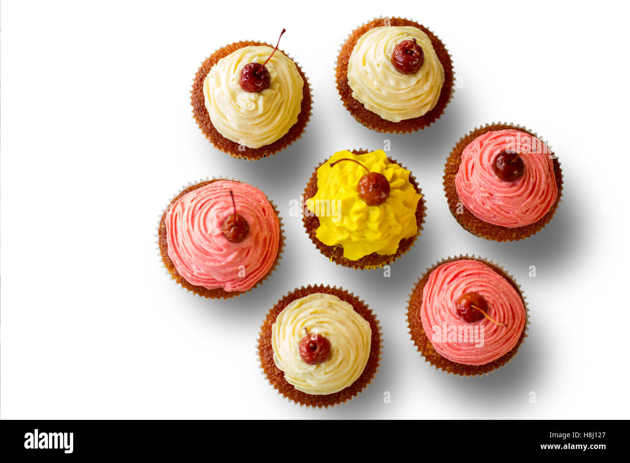 Cupcake cherry top hi-res stock photography and images - Alamy