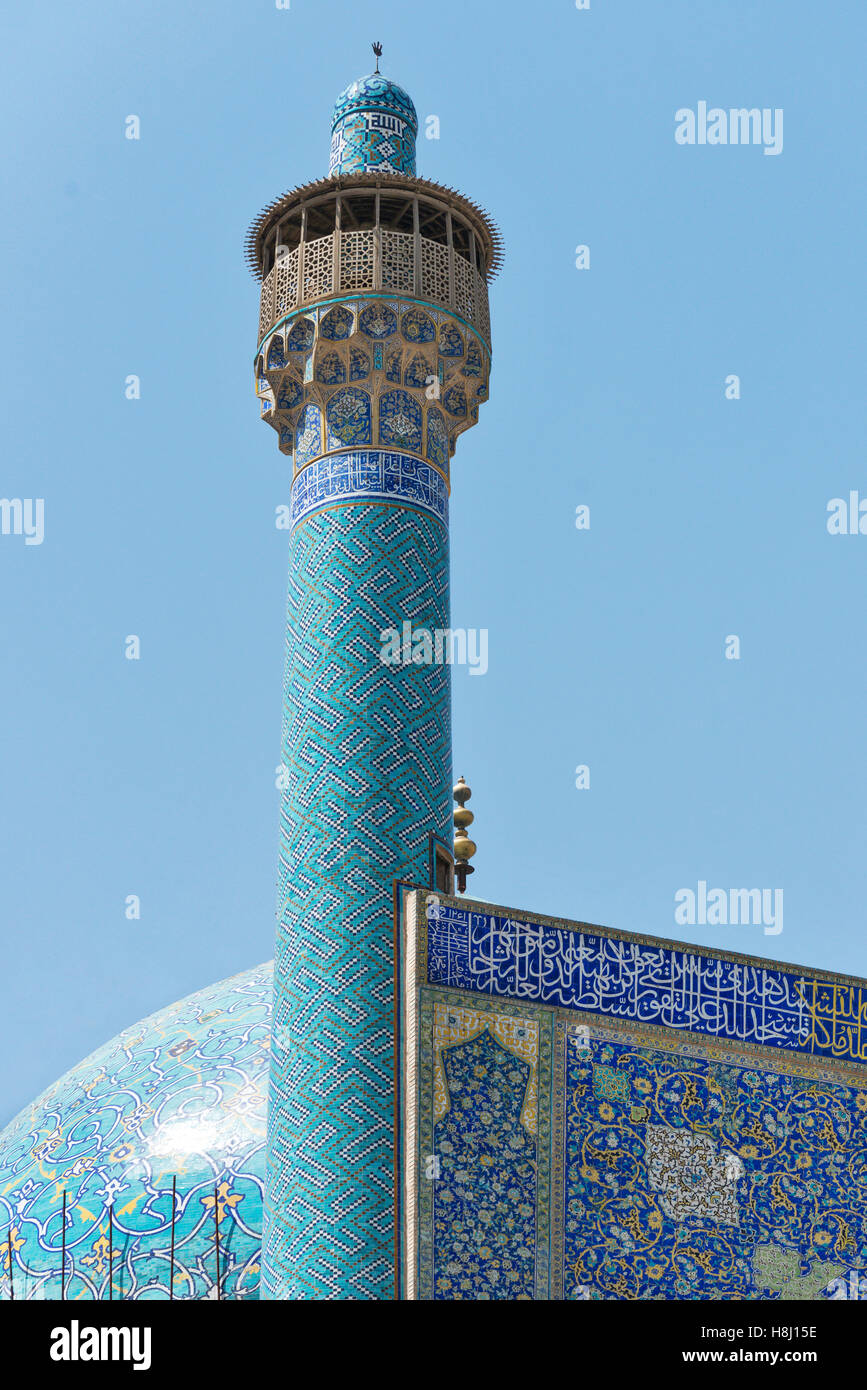 The great Blue Mosque (Imam Mosque ) Isfahan Iran Stock Photo - Alamy