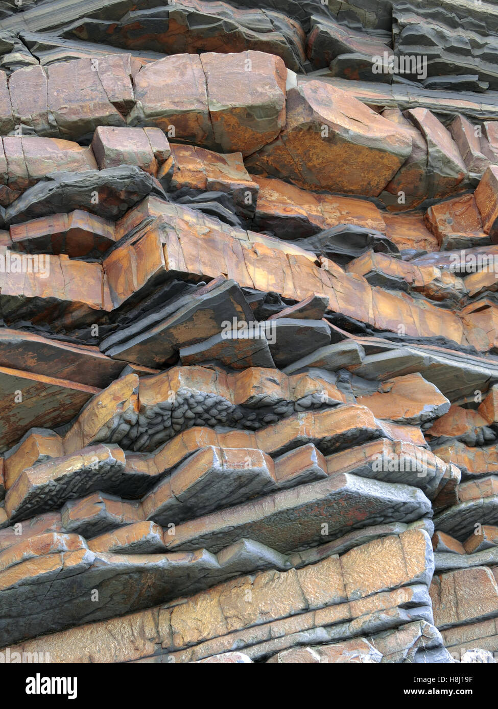 Layered sandstone formation hi-res stock photography and images - Alamy