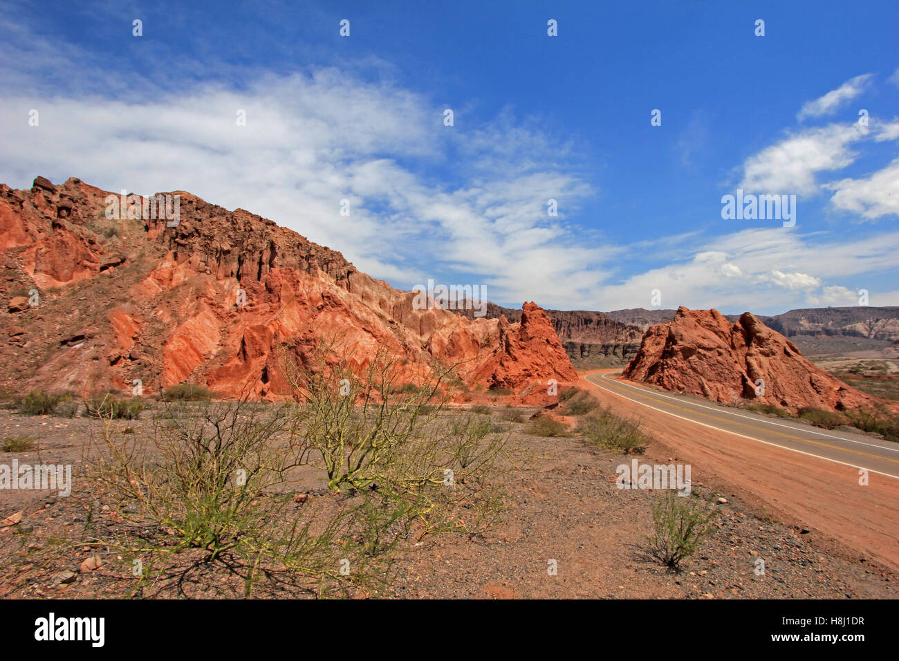 Quebrada de Cafayate valley, Argentina Stock Photo - Alamy