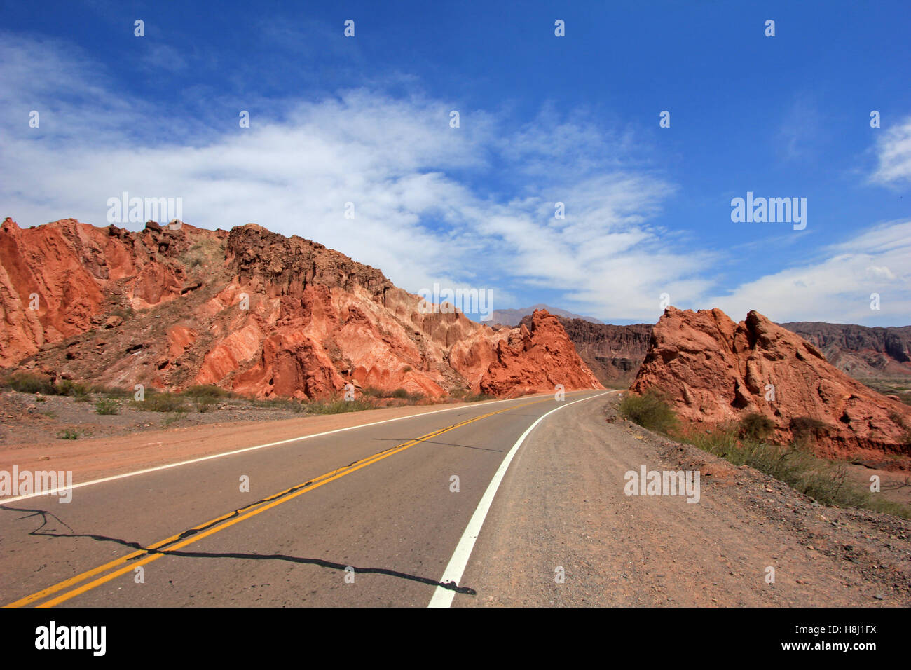 Quebrada de Cafayate valley, Argentina Stock Photo - Alamy